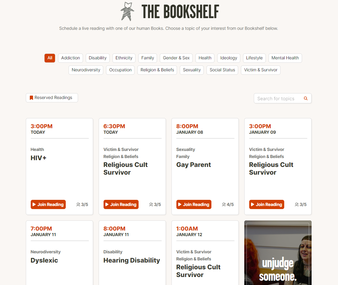 Human Library News - The Human Library Organization